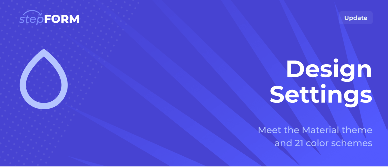 New Design Settings — stepFORM
